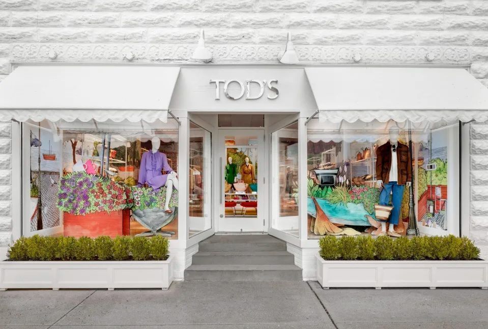 Tod's opened a pop-up store in the American East Hampton