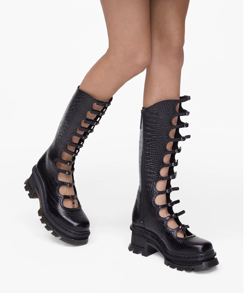 Marc Jacobs and Dr. Martens unveiled a new version of the Kiki boots.