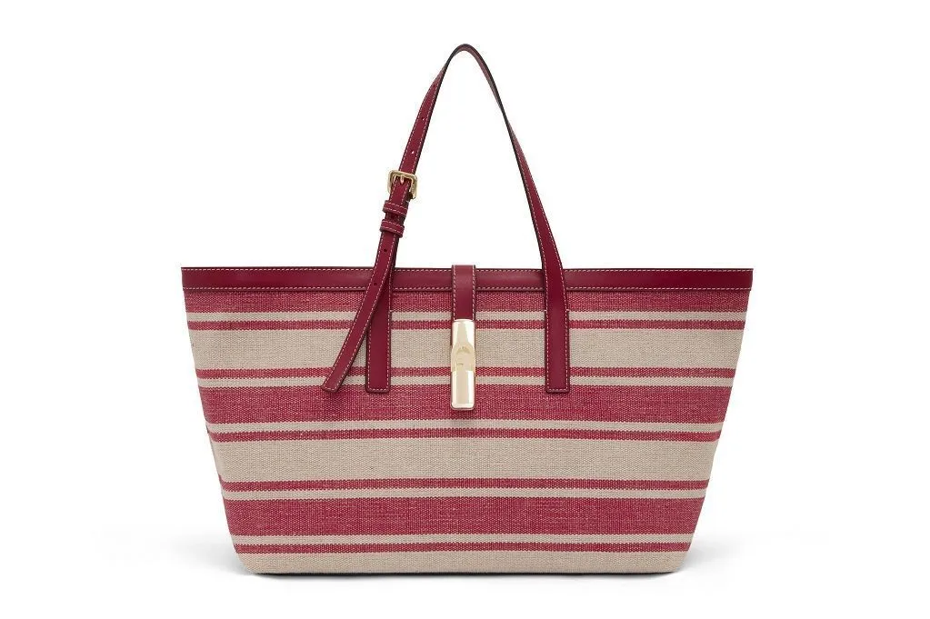 Furla has released a striped collection for the Summer 26 season.